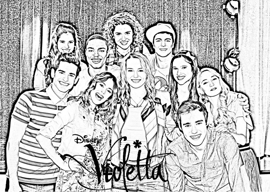 Desenhos para Colorir e Imprimir: Desenhos para colorir da Violetta ...