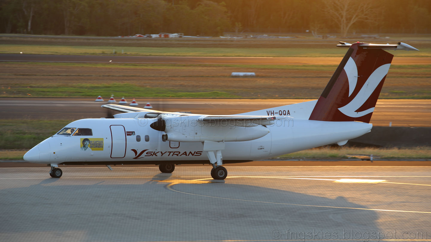 Far North Queensland Skies: Skytrans Dash 8 VH-QQA gets the chop!