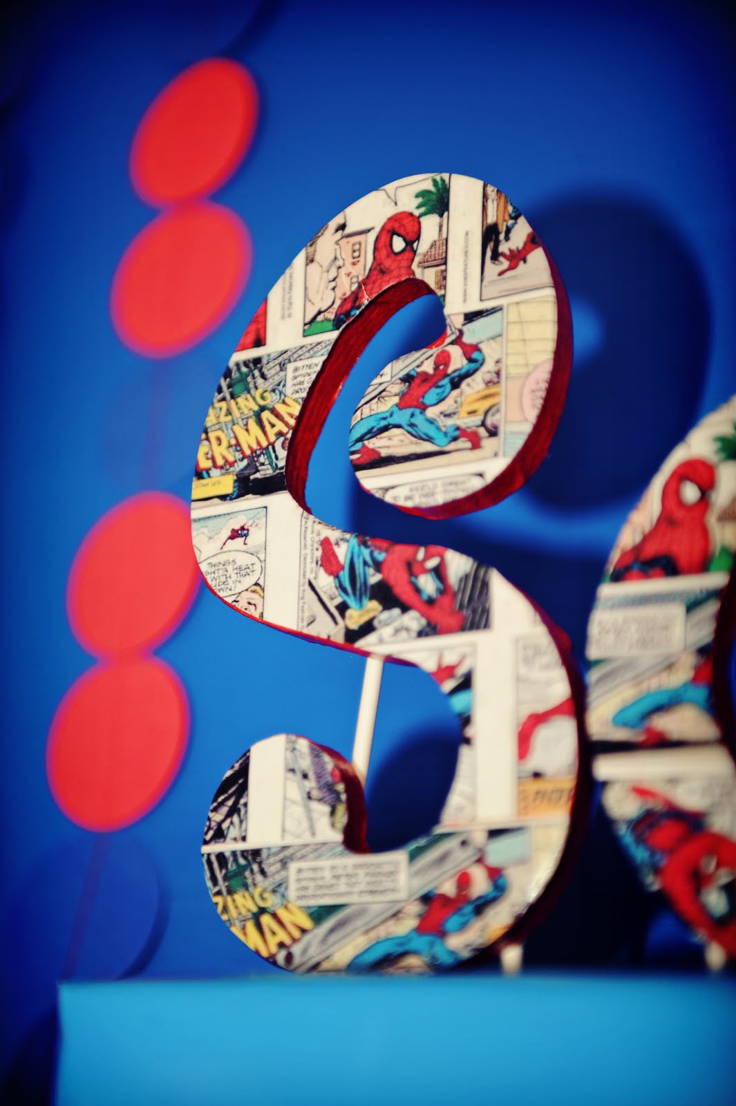The Party Wall: Spiderman Birthday Party: Part 4, Decorations