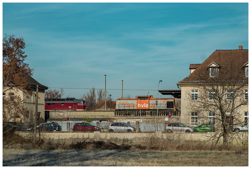 ZEITZER ANSICHTEN: Blick zum Bahnhof Zeitz