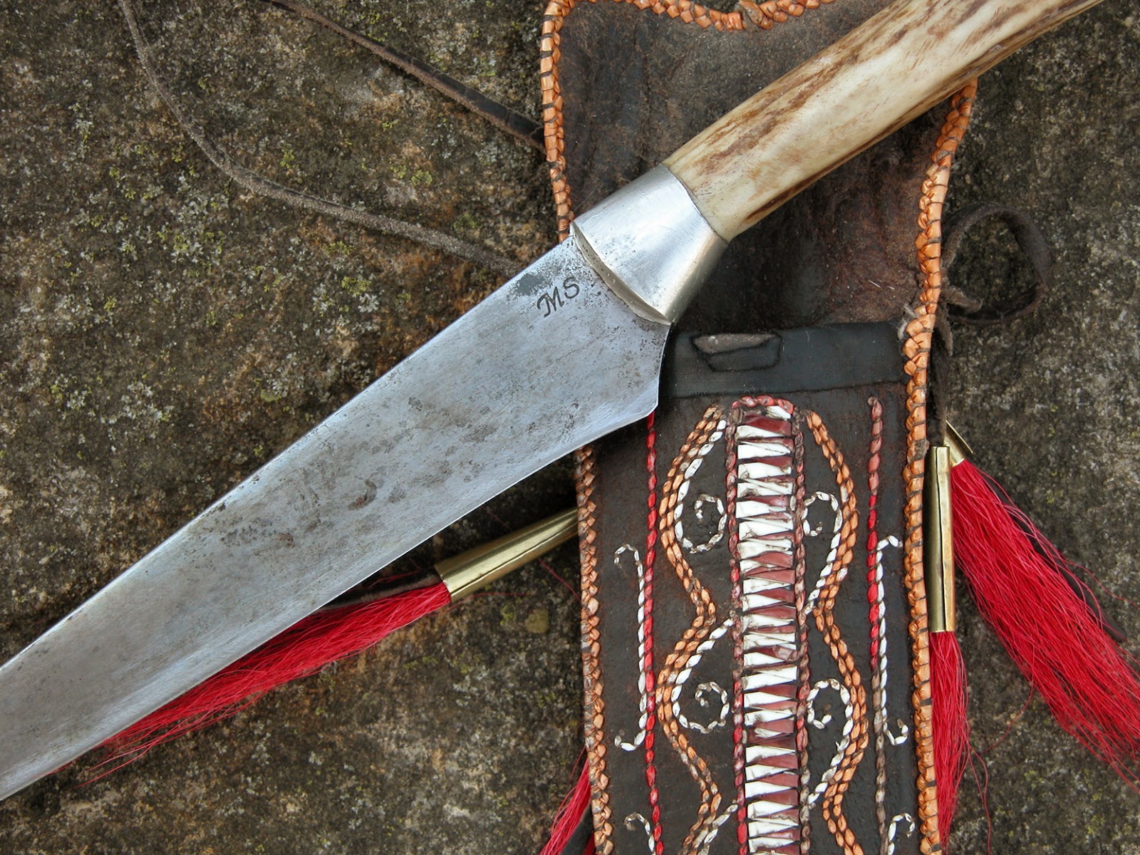 Contemporary Makers: Shawn Webster Quilled Knife Sheath with a Max ...