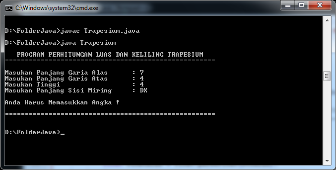 KurniadiSan's Blog: Contoh Program JAVA "Perhitungan Luas dan Keliling ...
