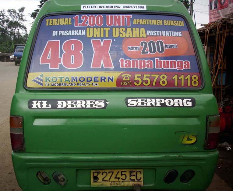 READY TRAYEK untuk PASANG IKLAN / BRANDING ANGKOT