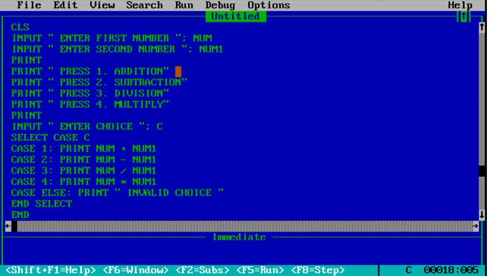 Computer Knowledge And Tips Qbasic Multiple Choice And Sub Procedures Class Vii