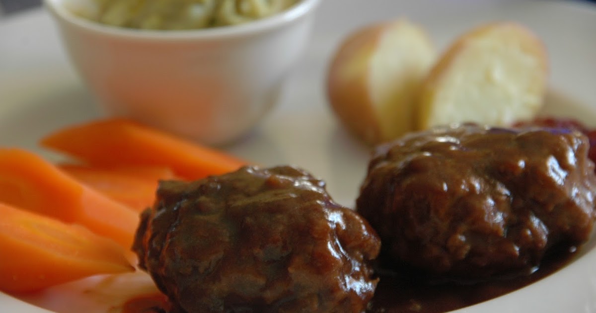 ganske enkelt: Kjøttkaker og grønn ertestuing