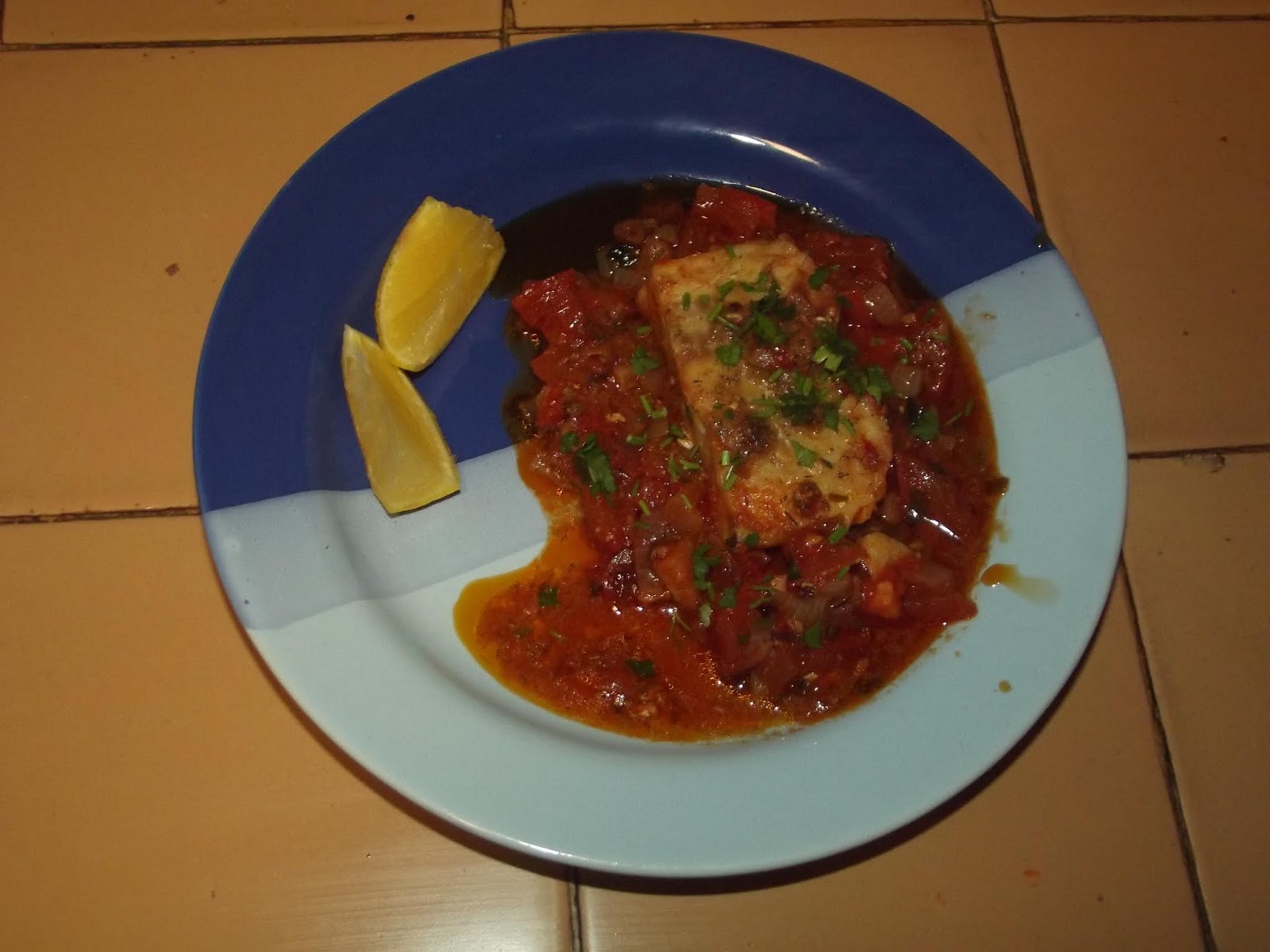 Adventures in Flavorland: Haraimi (Lemon tomato fish) (Libyan)