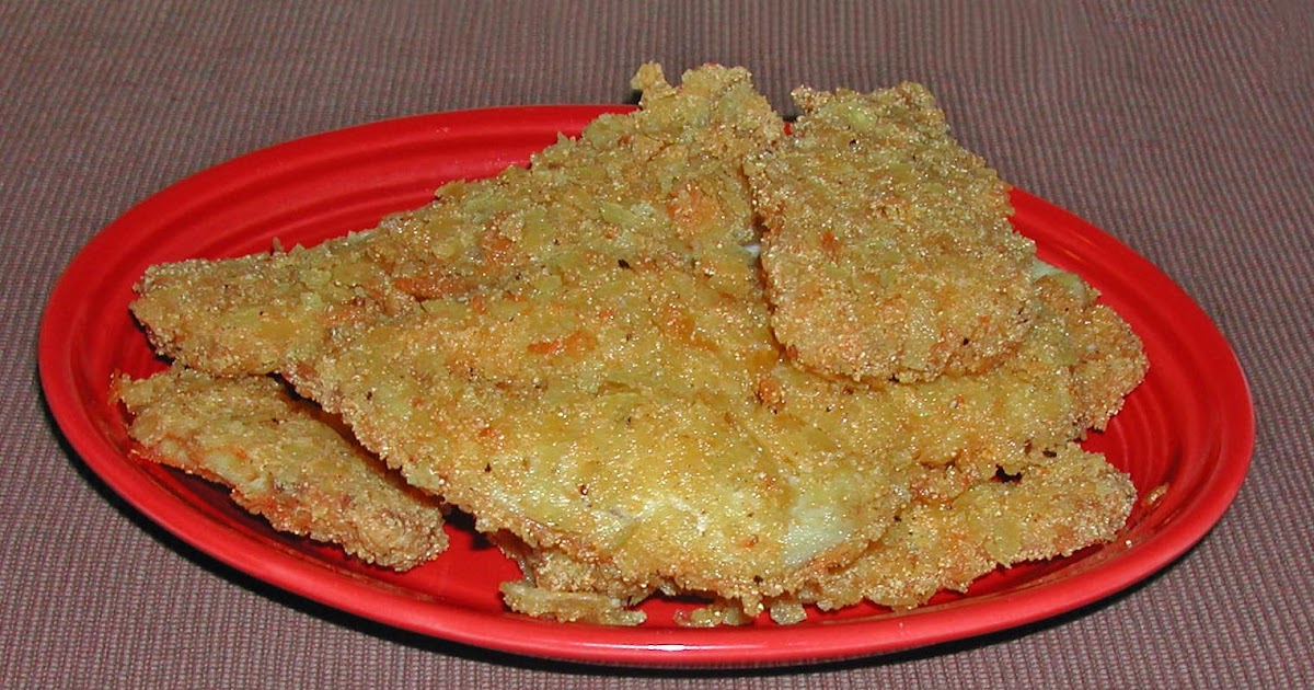 The Iowa Housewife: Potato Chip Pan Fried Fish