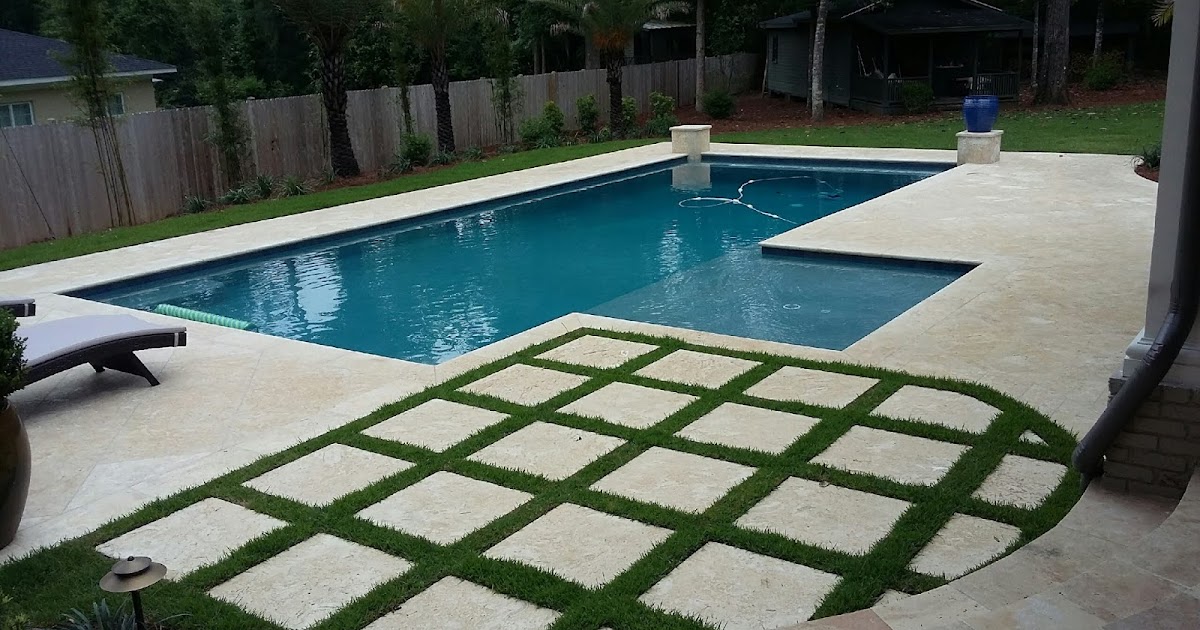 Coral Stone tiles Pool Decks and Stone Pavers: Stepping Stones