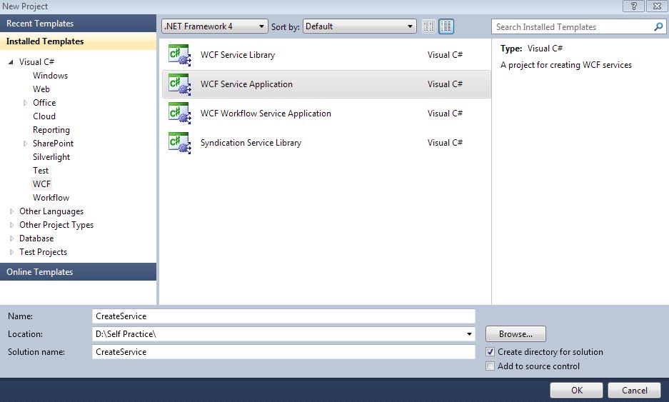 Creating Wcf Restful Service For Post Method