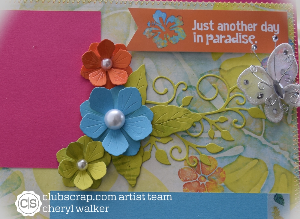 Sweeet Designs By Cheryl: Club Scrap Paradise Blog Hop