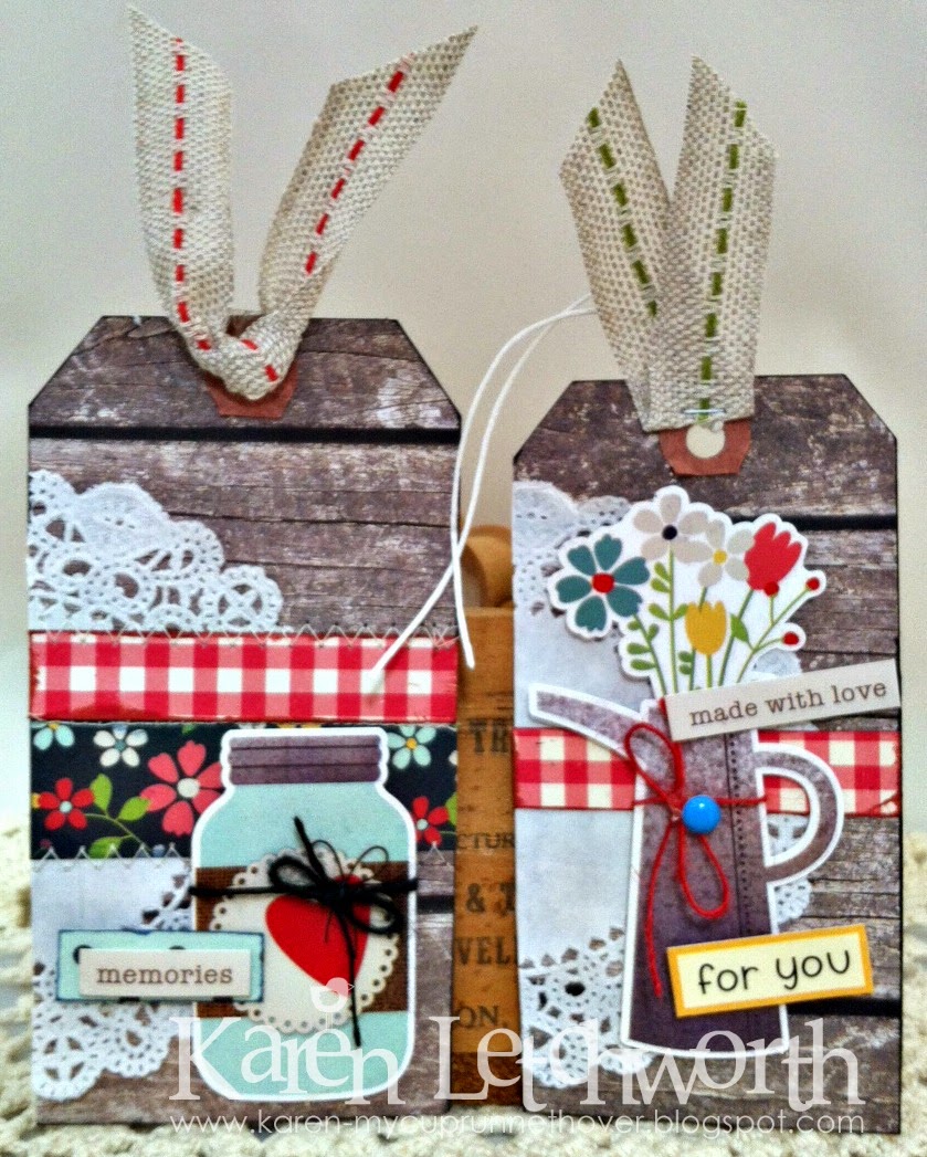 Really Reasonable Ribbon Blog: Making Tags Using Your Scraps