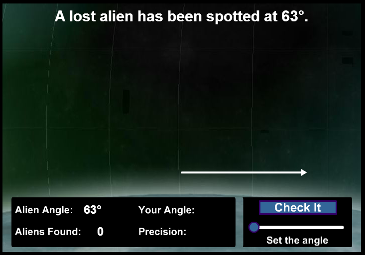 The Elementary Math Maniac: Fun and Free Math Computer Games: Alien Angles