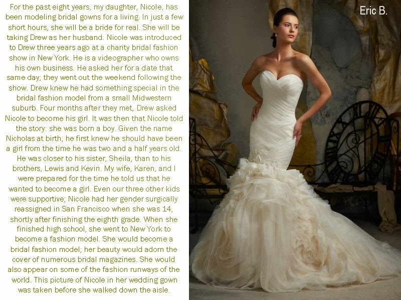 Eric's Transgender Captions: A Bride for Real
