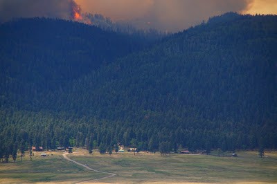 Finnegan Follies: Wednesday (almost) without words: Thompson Ridge Fire