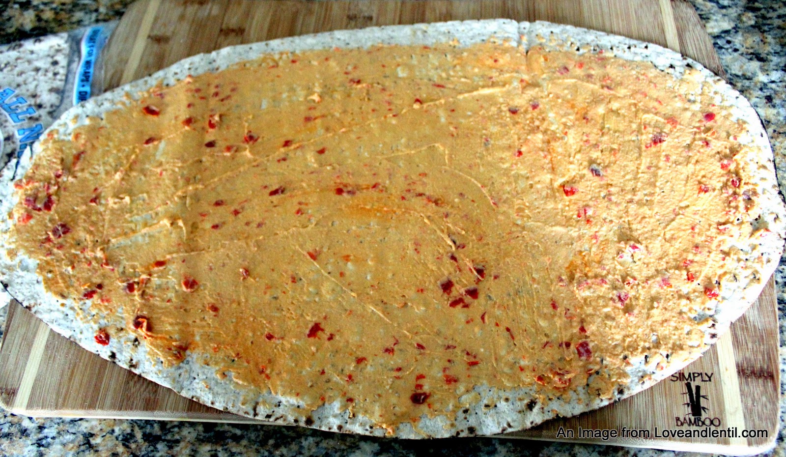 Love & Lentil: Onion Spinach Lavash Rolls