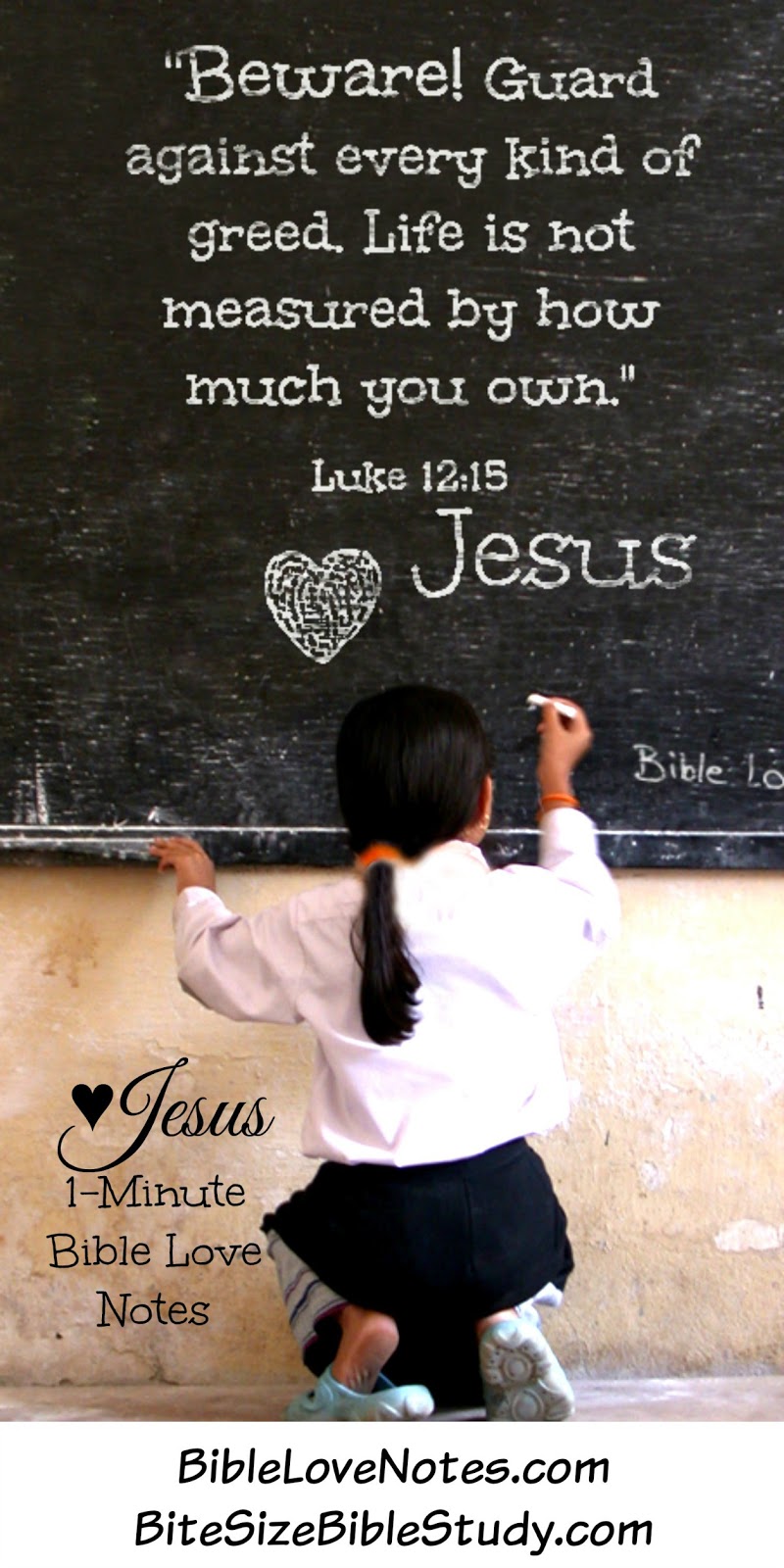 1-Minute Bible Love Notes: Earthly Rewards or Eternal Rewards - Matthew 6