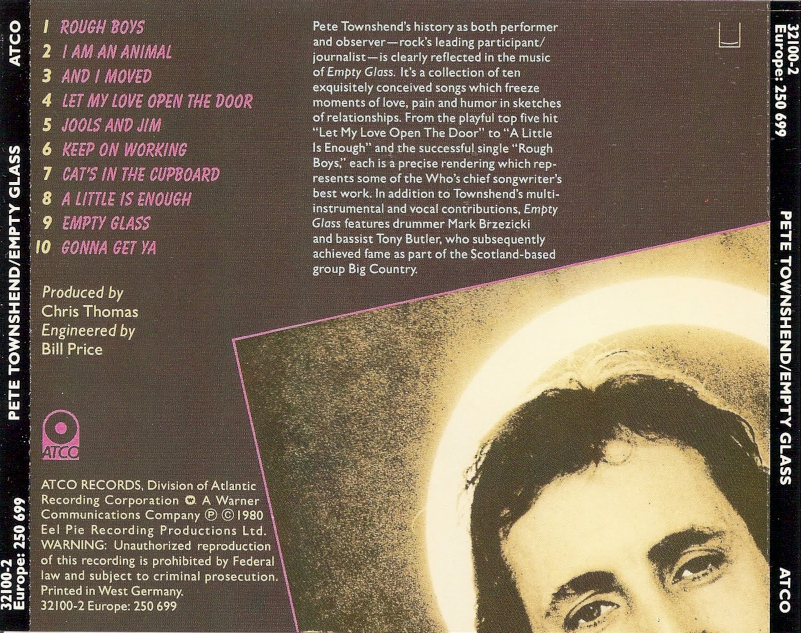 Empty Glass Pete Townshend