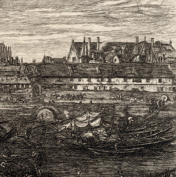 Prints and Principles: Charles Meryon’s etching, “L'ancien Louvre, d ...