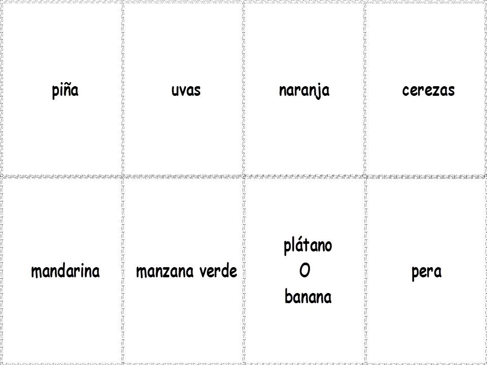 Teach Another Language to Kids (T.A.L.K.) Davis CA: Flashcards Spanish ...