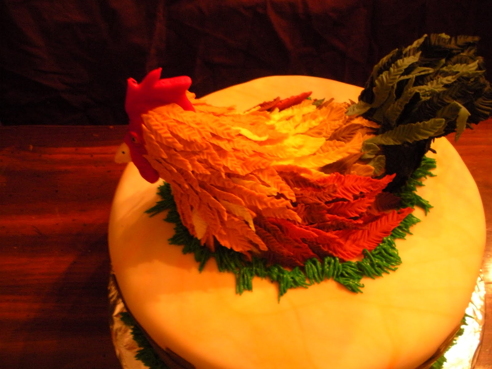 Beachy Cakes: Rooster Cake