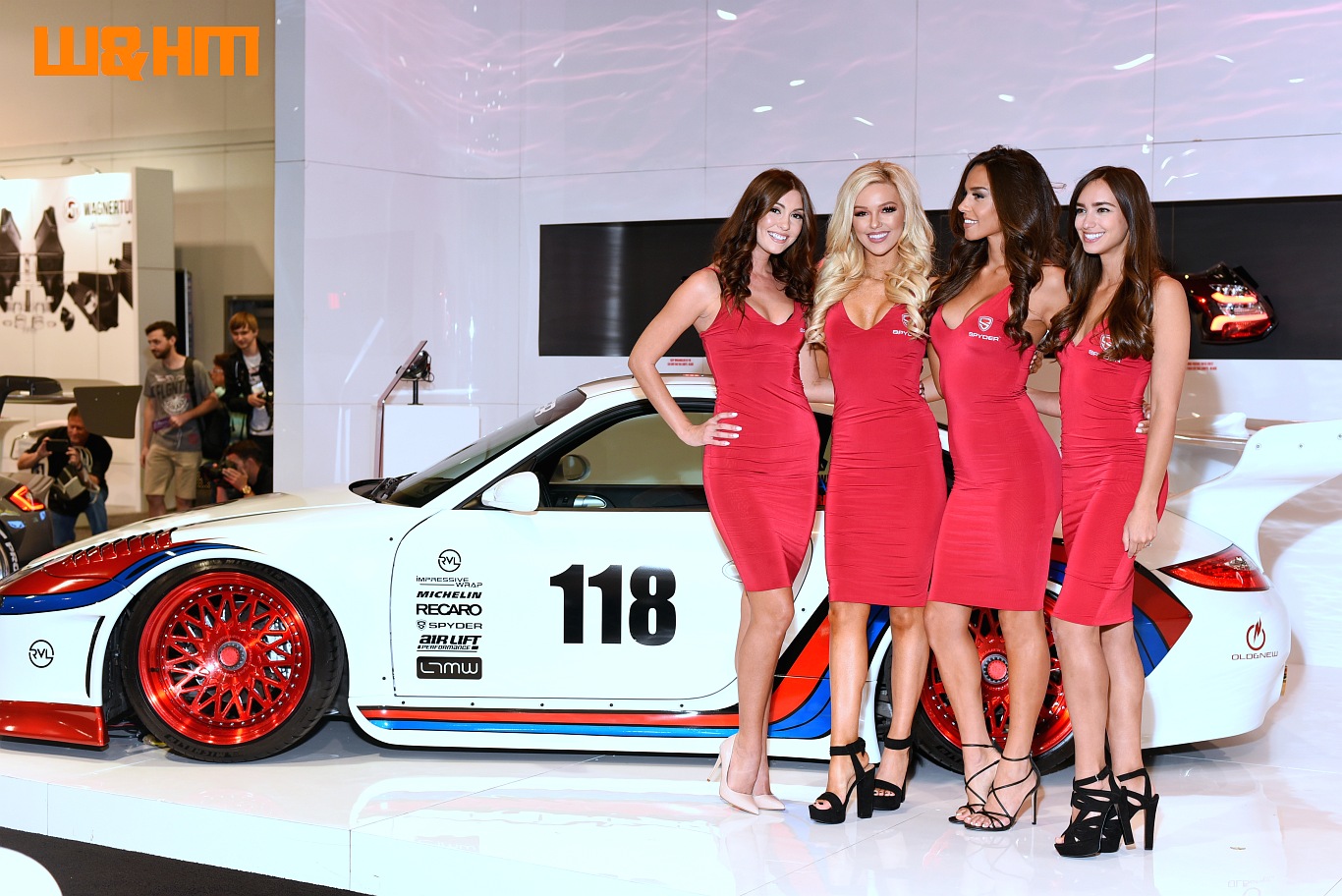 Wheels And Heels Magazine / W&HM: The Simply Wow Spyder Girls at SEMA ...