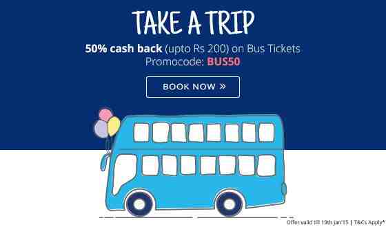 Paytm Bus Coupons