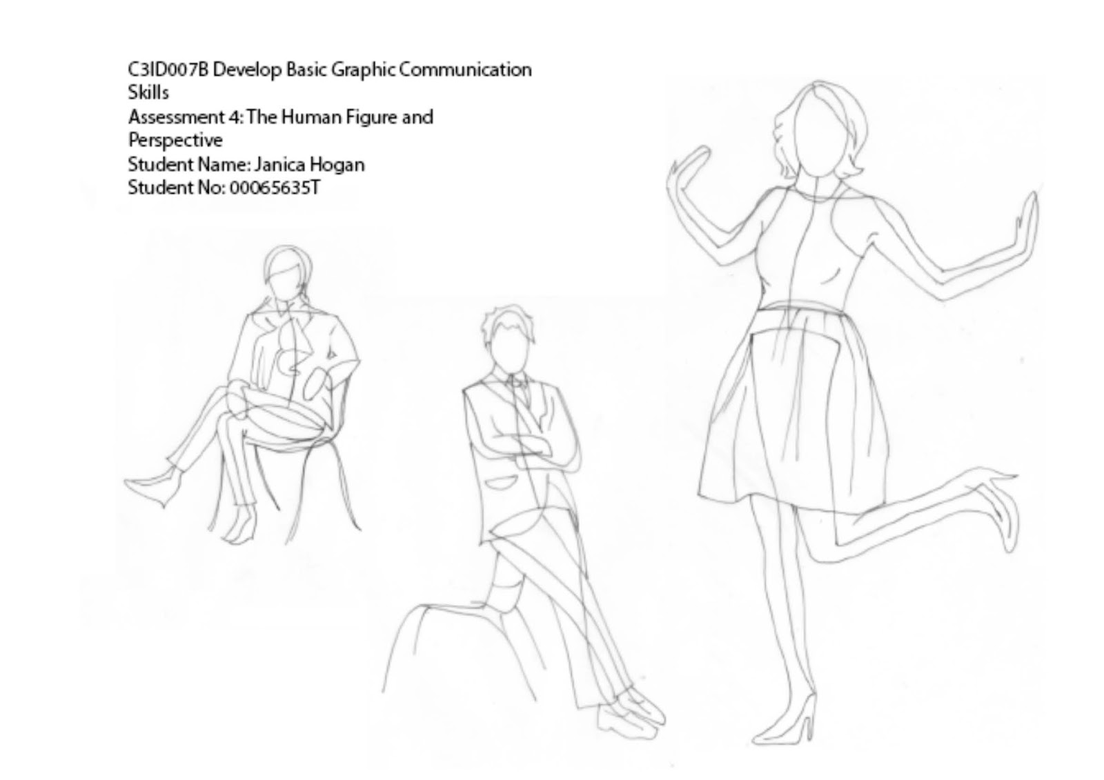 Interiors: C3ID007B // Drawing Human Figure // Assessment 04