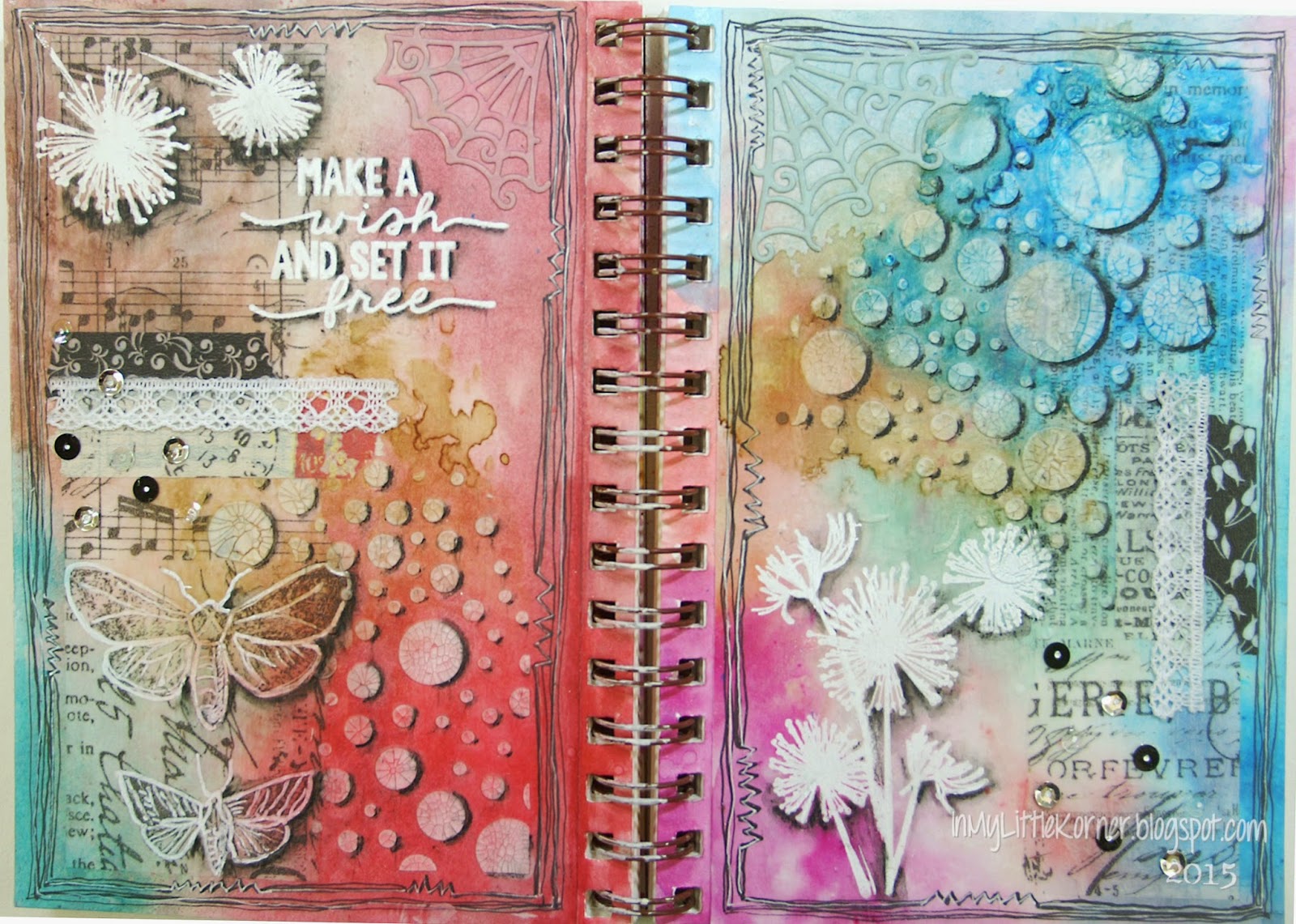 In My Little Korner: Art Journal - Make a Wish...