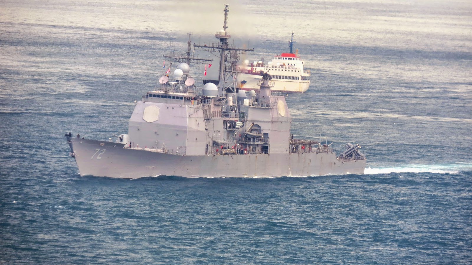 WARSHIPS ON THE BOSPHORUS: USS VELLA GULF (CG-72) Ticonderoga class ...