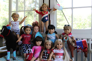 American Girl Doll Play: Celebrating the 4th With a Doll Parade