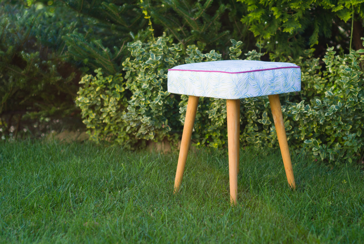 DIY metamorfoza starego taboretu | Piafka