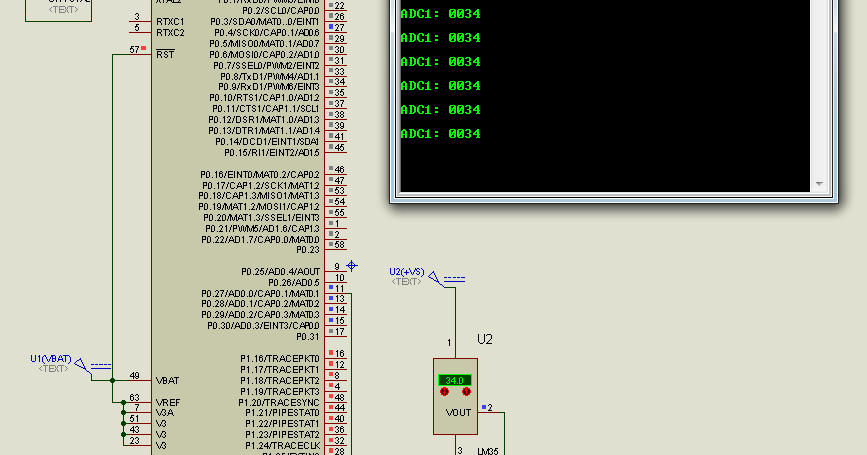 Code Bloges: Interfacing ADC in ARM Microcontroller (LPC2148)