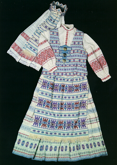 FolkCostume&Embroidery: Costume of the Vilnius Region, Lithuania