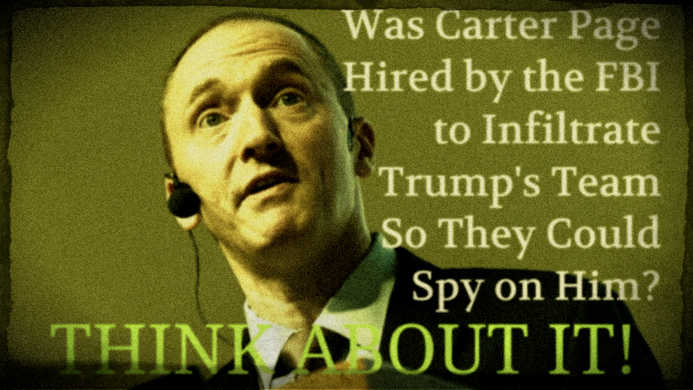 The Betsy Ross Conservative: Carter Page BOMBSHELL! Page an FBI Informant!