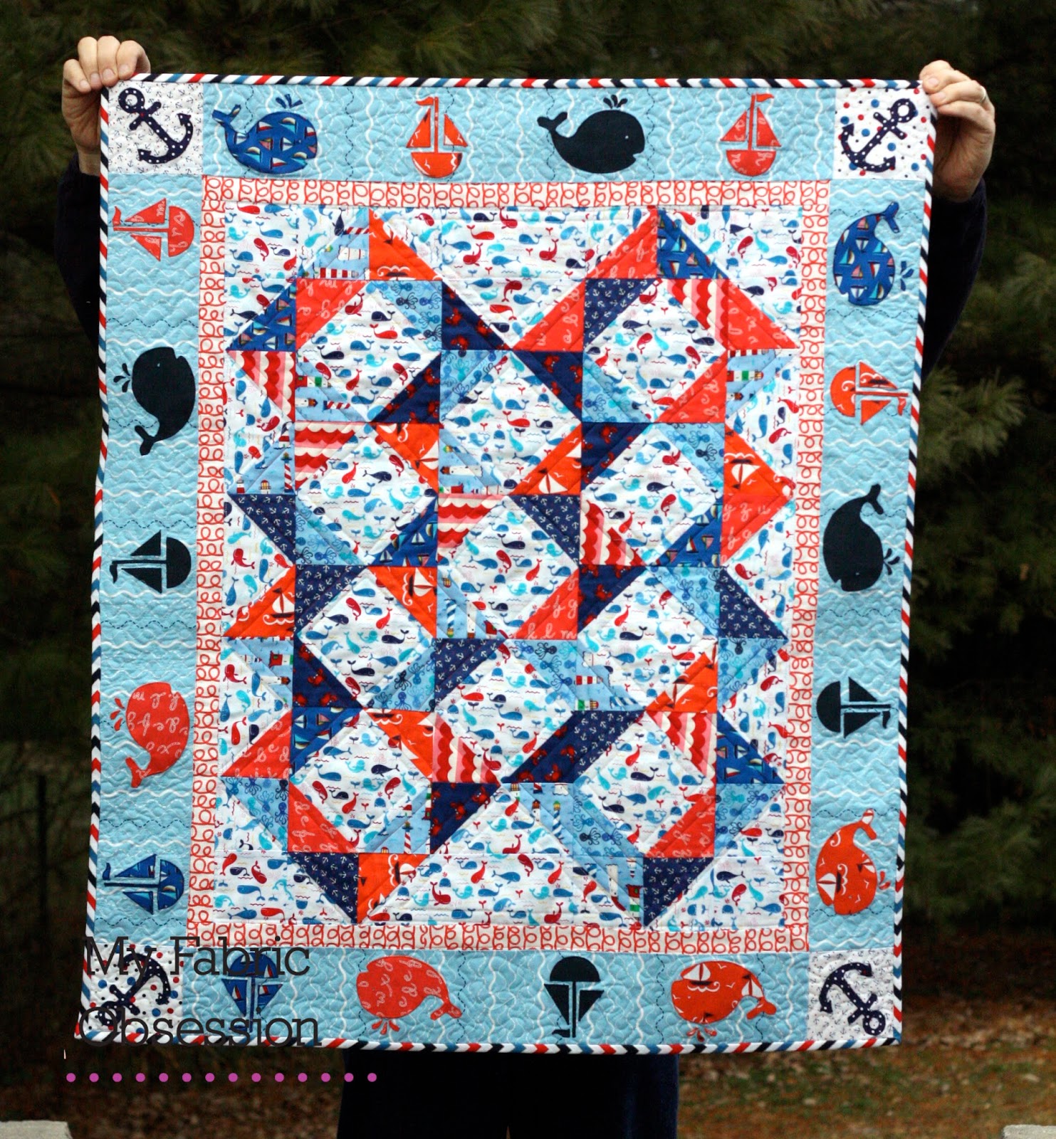 My Fabric Obsession: Another nautical finish!