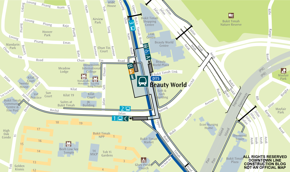 Downtown Line Construction: Beauty World