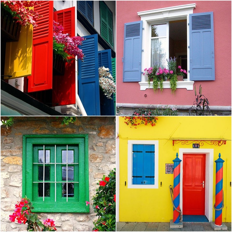 Inspiração - Janelas coloridas - ARCHLIFE | Heloise Travain