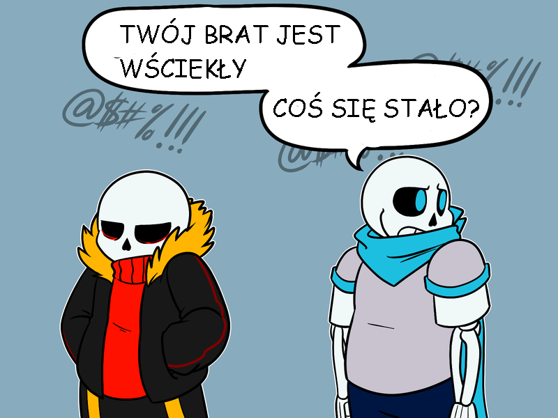 Undertale: Blue i Red [Blue and Red - tłumaczenie PL] ~ Handlarz Iluzji