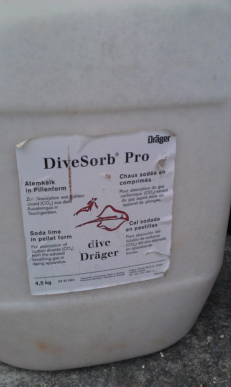 CCRBase 循環水肺基地: 循環水肺二氧化碳吸附劑規格初探 Sorb for Rebreather article