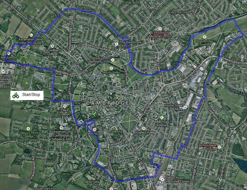 RadWagon: Another 10 Mile Central Cambridge Circuit