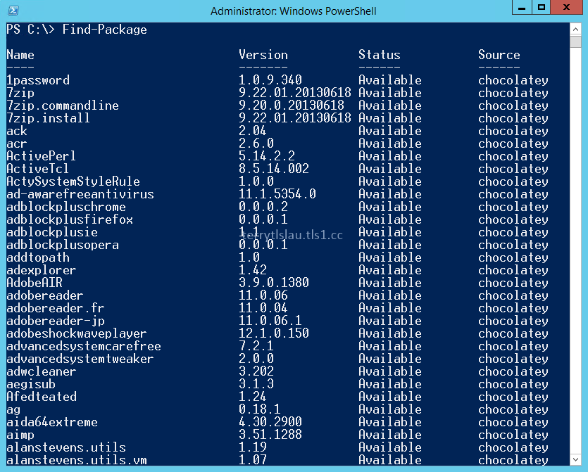 Terry Lus Blog Installing Software Package By Powershell 50 In Windows Server 2012 R2