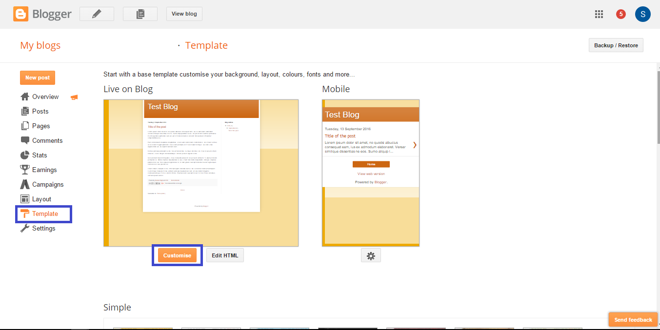 Remove 'Powered by Blogger' Attribution In Blogger - Tutes Inside