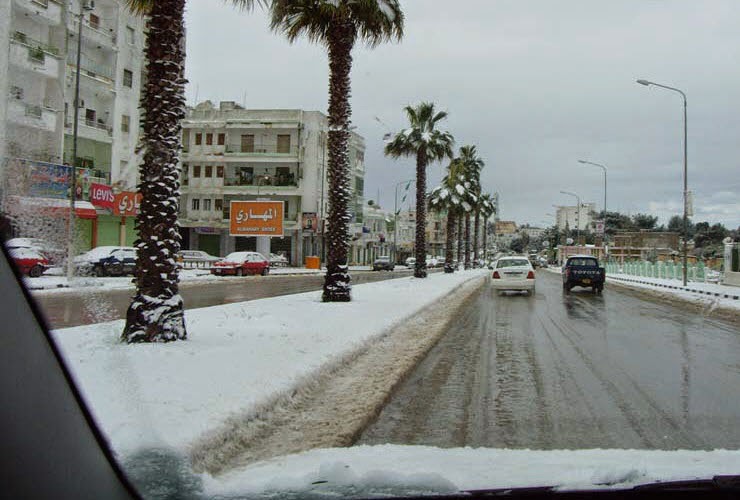 Snow years - albayda in Libya