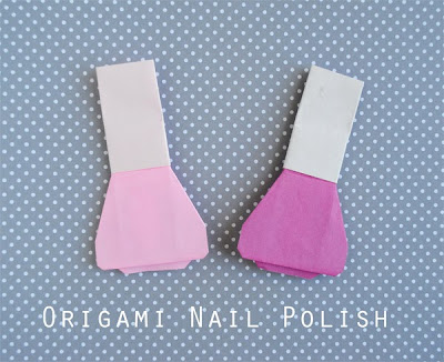 zakka life: Origami Nail Polish