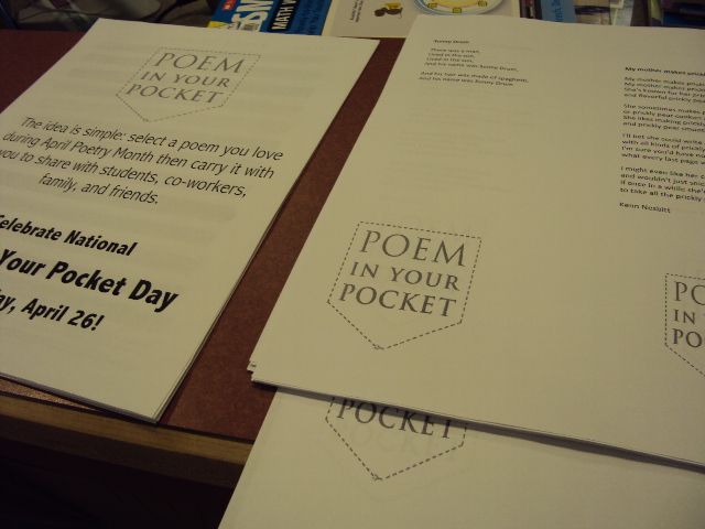 Poem in your pocket day