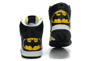 Nike Dunks Batman High Comic Sneakers Black Yellow | Colorful Nikes