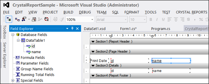 Happy Coding Box: Create Sample Crystal Reports in Visual Studio Step ...