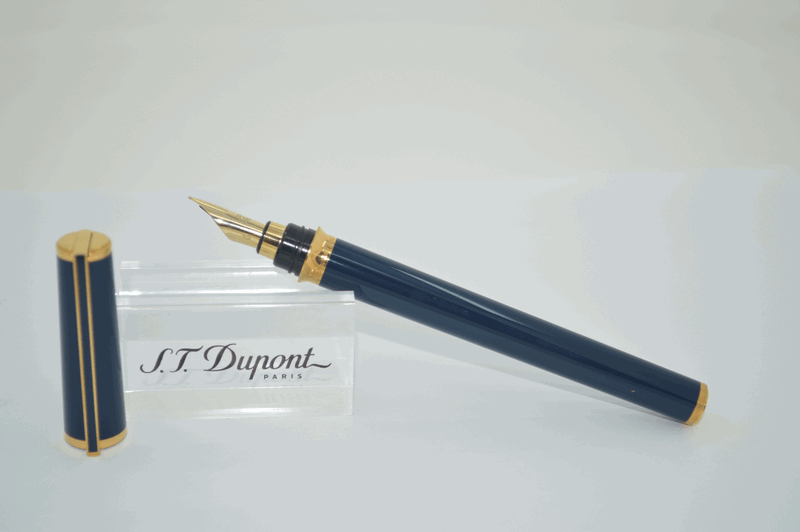 ziq S.T. DUPONT collections: ORIGINAL S.T.DUPONT FOUNTAIN PEN GOLD WITH ...