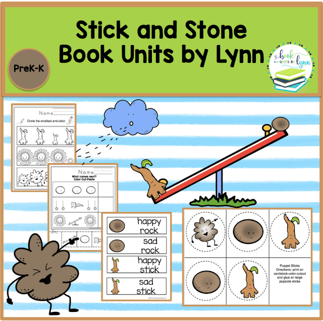 STICK AND STONE. BOOK UNIT ~ Book Units by Lynn