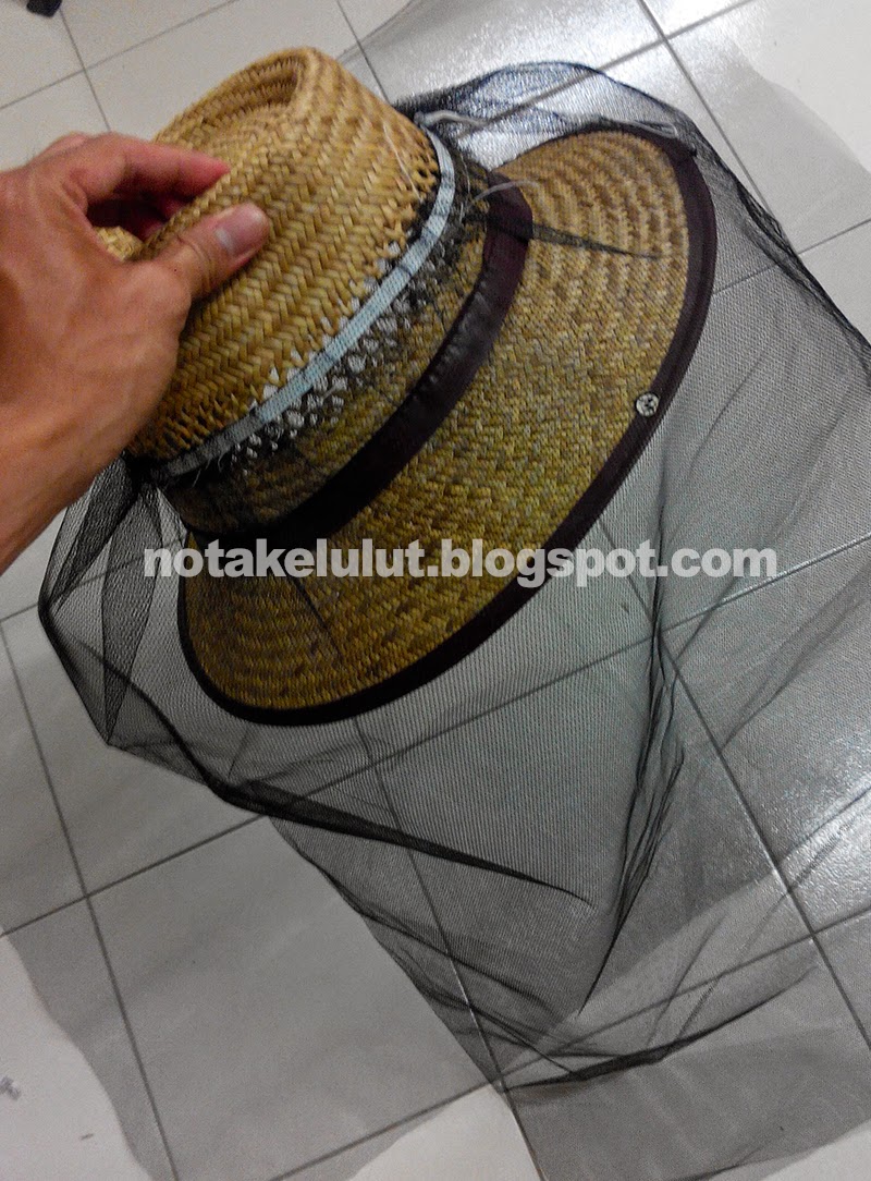 Cara Membuat Topi Menuai Lebah Kelulut | Nota Kelulut